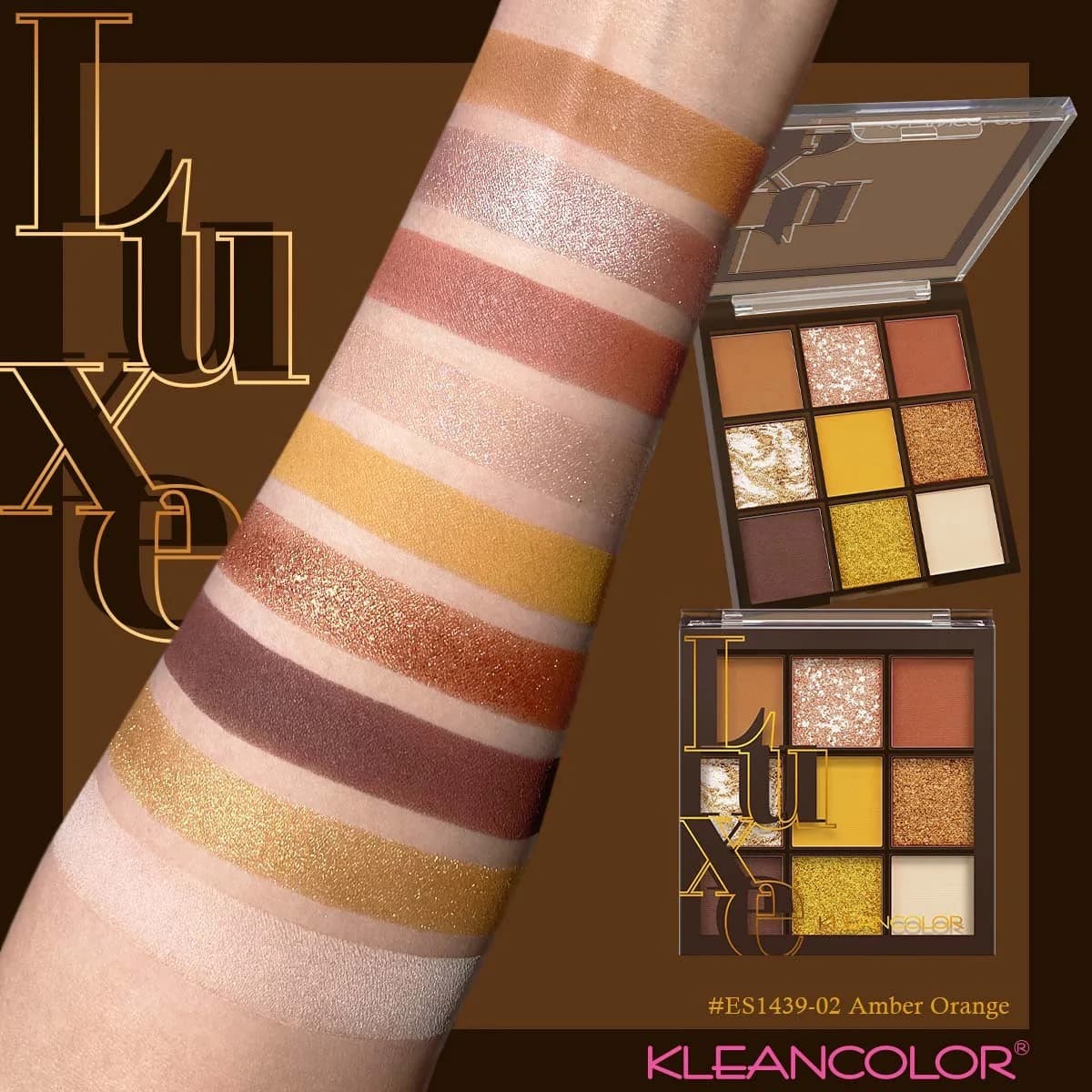 Luxe amber orange - kleancolor - Luces Beautiful